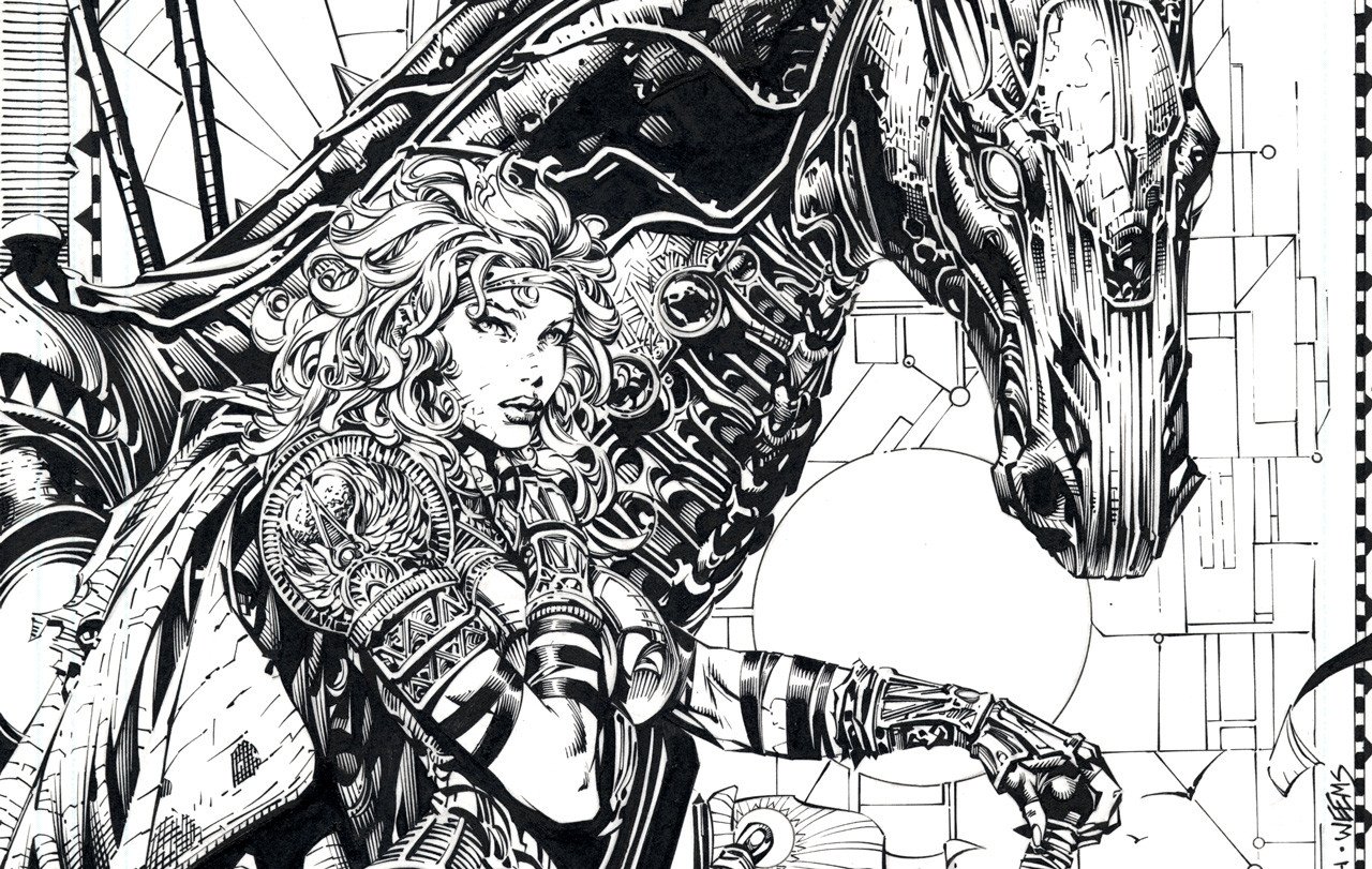 Art of Inking in Comic Book Creation